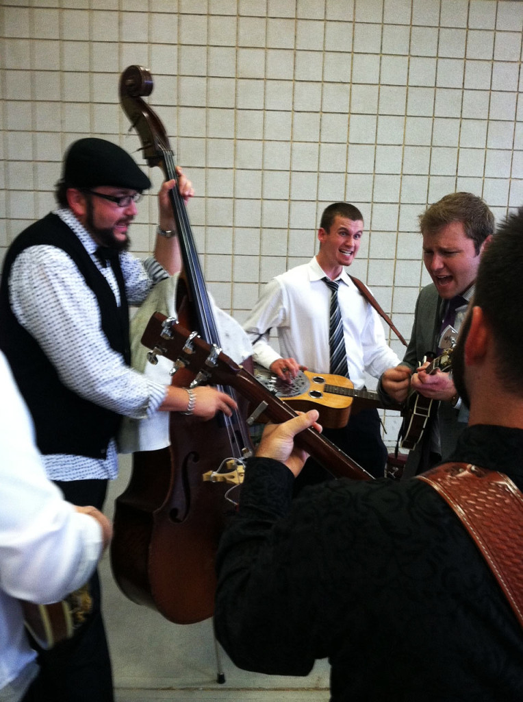 Ben Isaacs jammin' on the bass - #NQC2013 - Comedian Tim Lovelace
